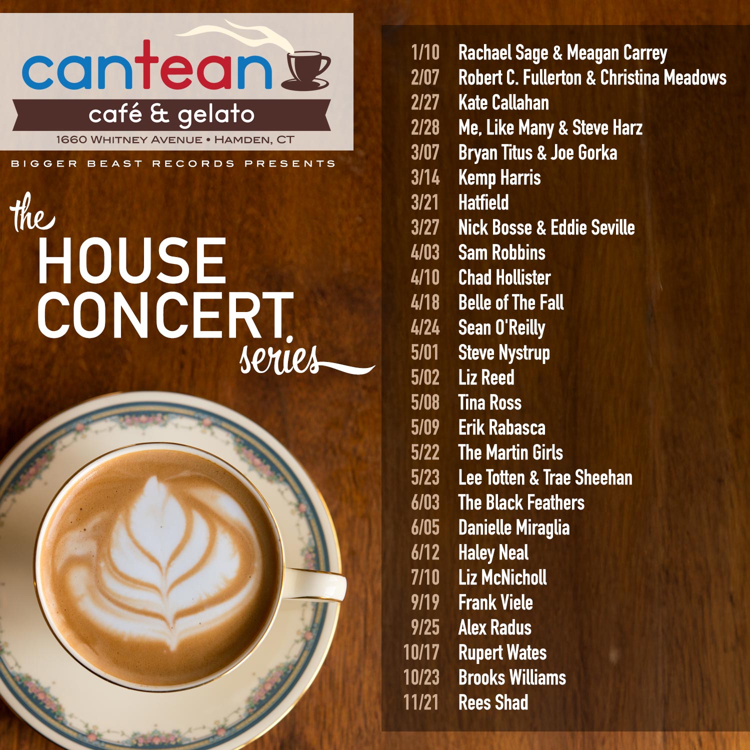 Rachael Sage & Meghan Cary @ Cantean Coffee & Tea